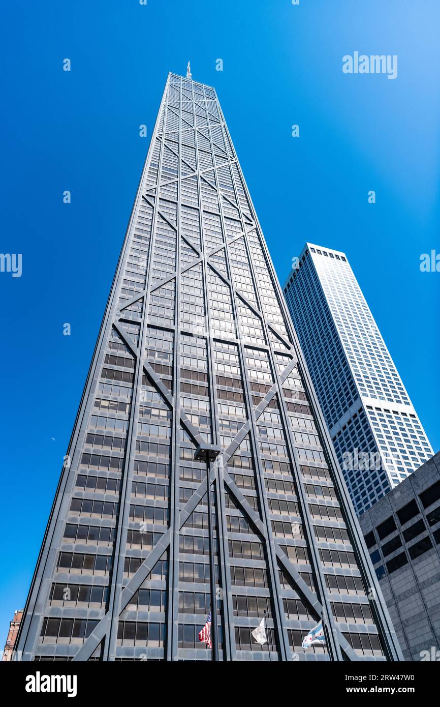 skyscraper in metropolis city. city downtown with skyscraper in ...