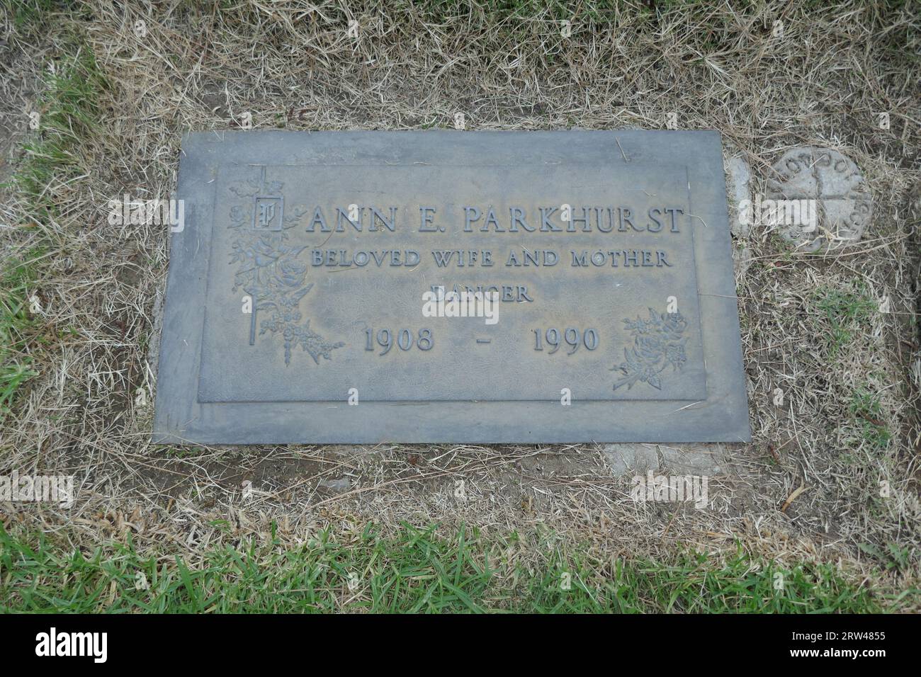 Los Angeles, California, USA 14th September 2023 Dancer/Actress Ann Pankhurst Grave in ...
