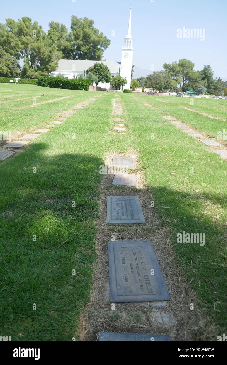 Los Angeles, California, USA 14th September 2023 Dancer/Actress Ann Pankhurst Grave in ...