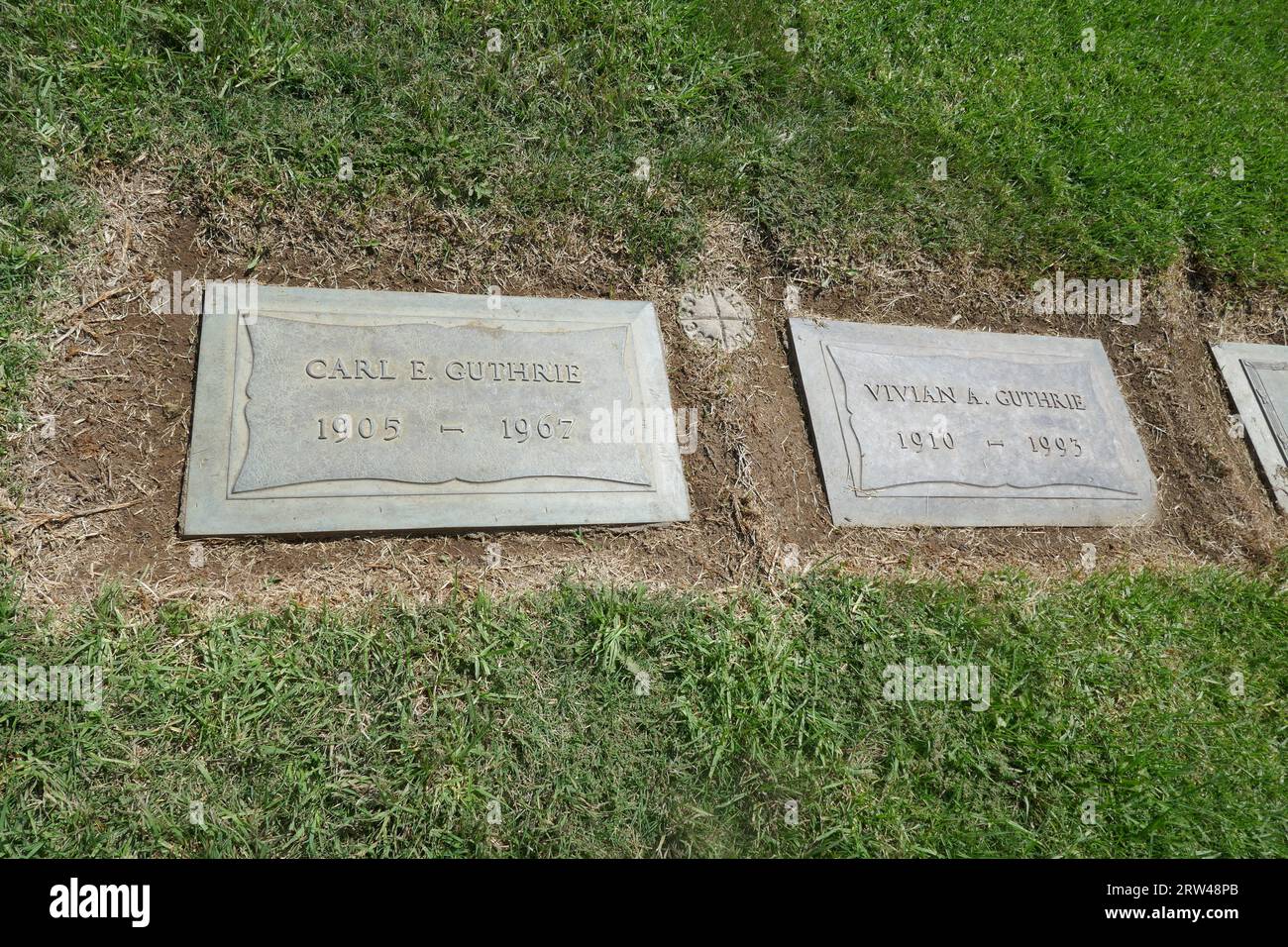 Los Angeles, California, USA 14th September 2023 Cinematographer Carl E. Guthrie Grave in ...