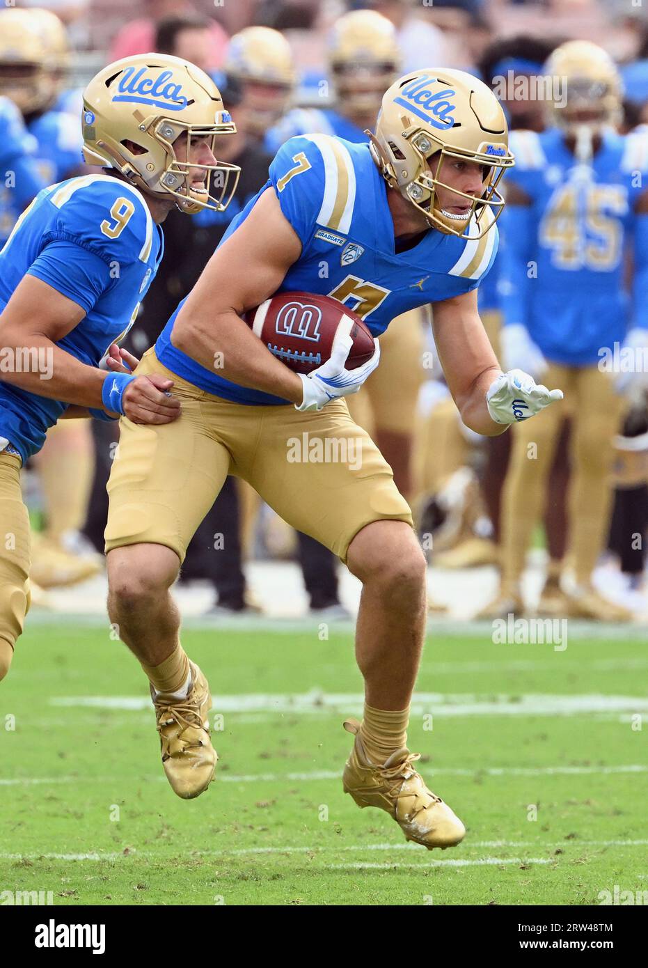 PASADENA, CA - SEPTEMBER 16: UCLA Bruins running back Colson Yankoff (7 ...