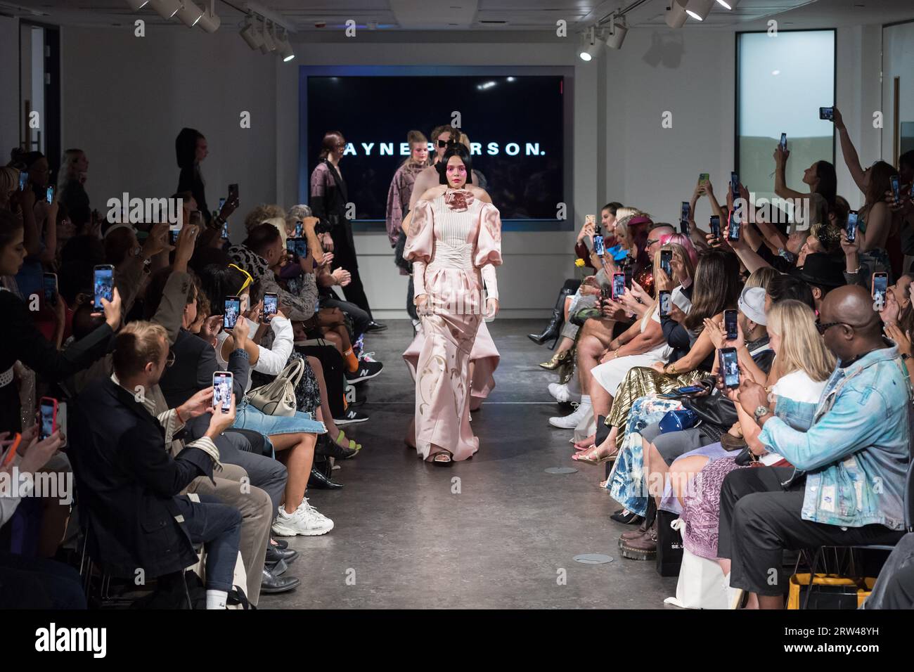 London, UK. 16th September, 2023. Models walk the runway during Jayne ...