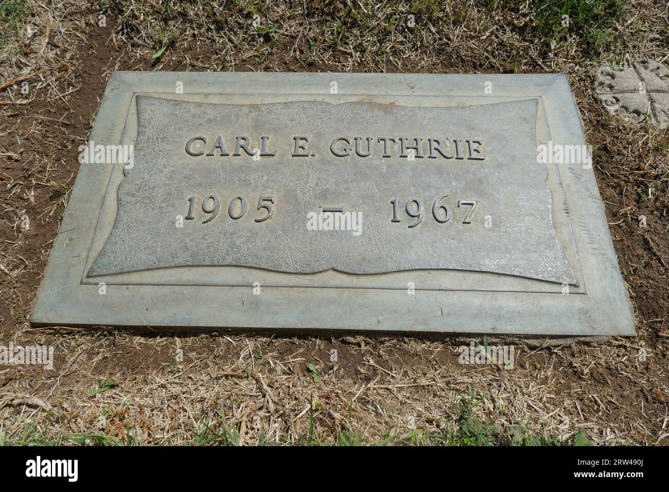 Los Angeles, California, USA 14th September 2023 Cinematographer Carl E. Guthrie Grave in ...