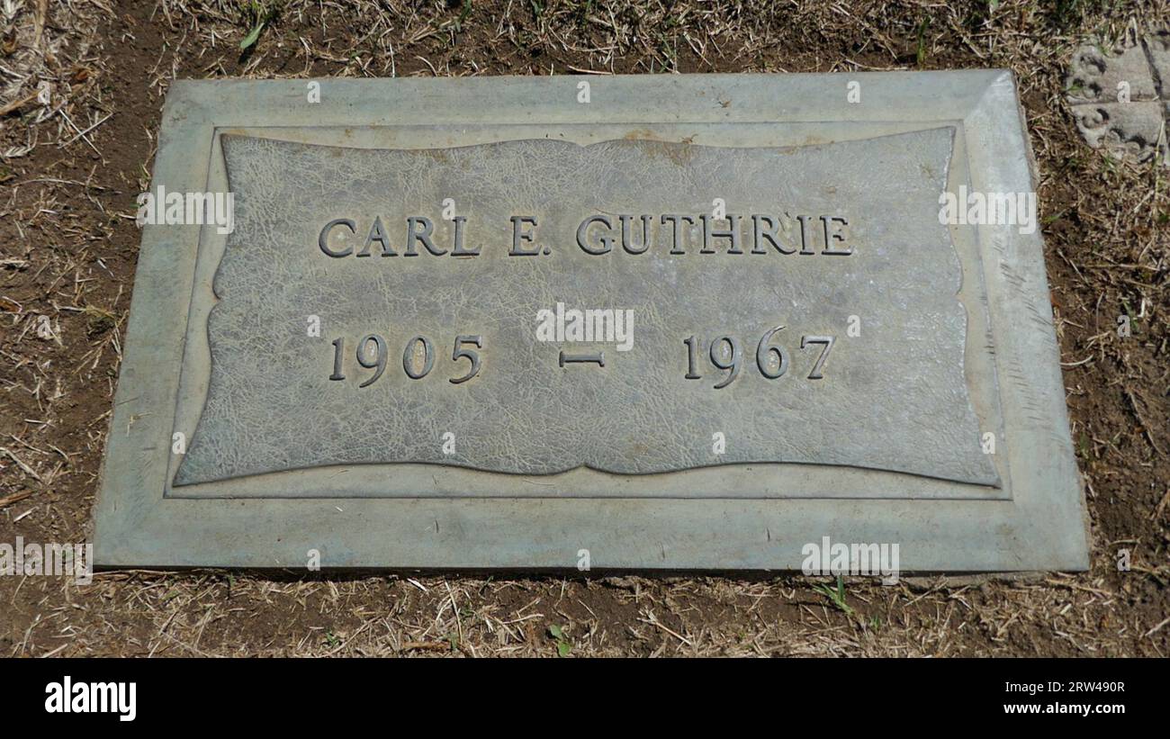 Los Angeles, California, USA 14th September 2023 Cinematographer Carl E. Guthrie Grave in ...