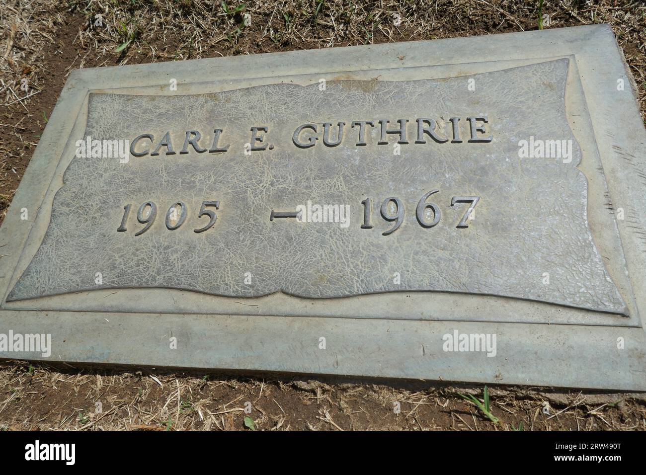 Los Angeles, California, USA 14th September 2023 Cinematographer Carl E. Guthrie Grave in ...