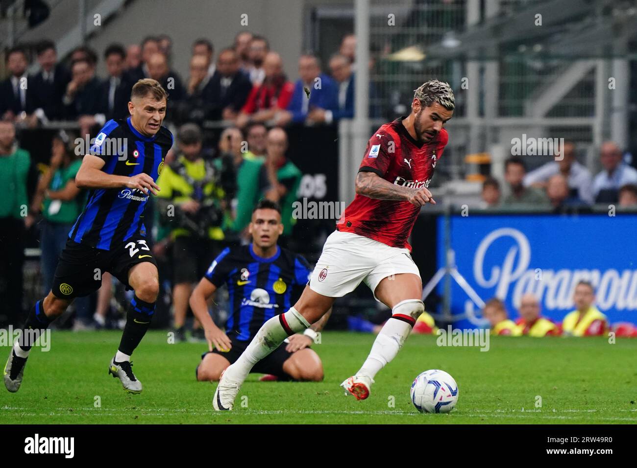 Theo Hernandez (AC Milan) during the Italian championship Serie A ...