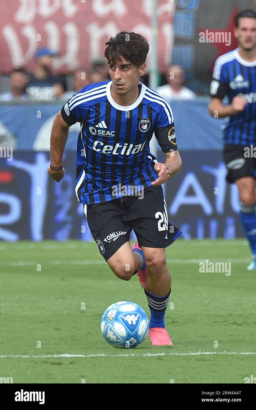 Pisa, Italy. 16th Sep, 2023. Alessandro Arena (Pisa) during Pisa SC vs SSC Bari, Italian soccer ...