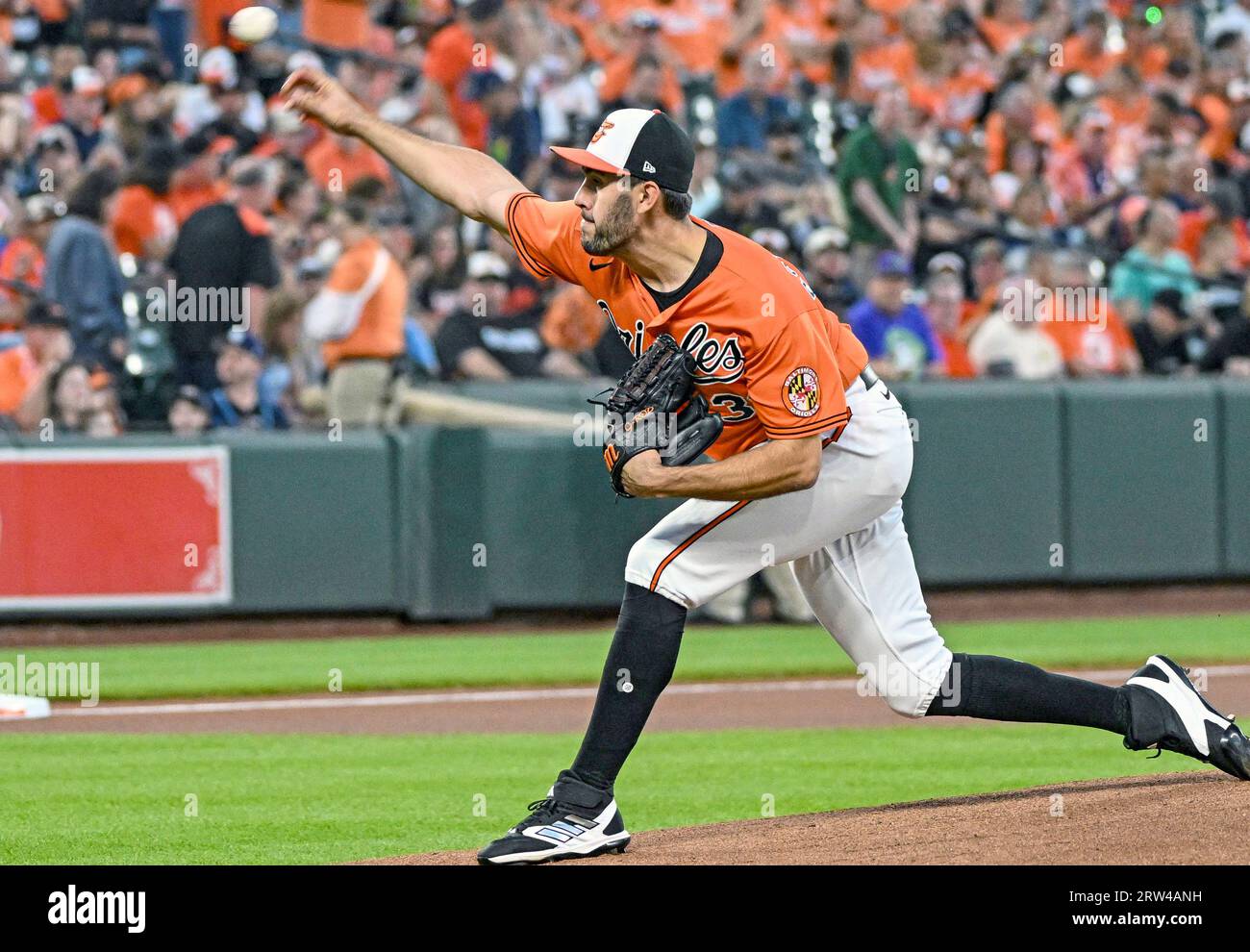 BALTIMORE, MD - September 16: Baltimore Orioles starting pitcher ...
