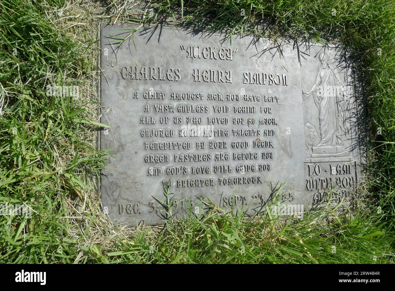 Los Angeles, California, USA 14th September 2023 Actor Mickey Simpson ...