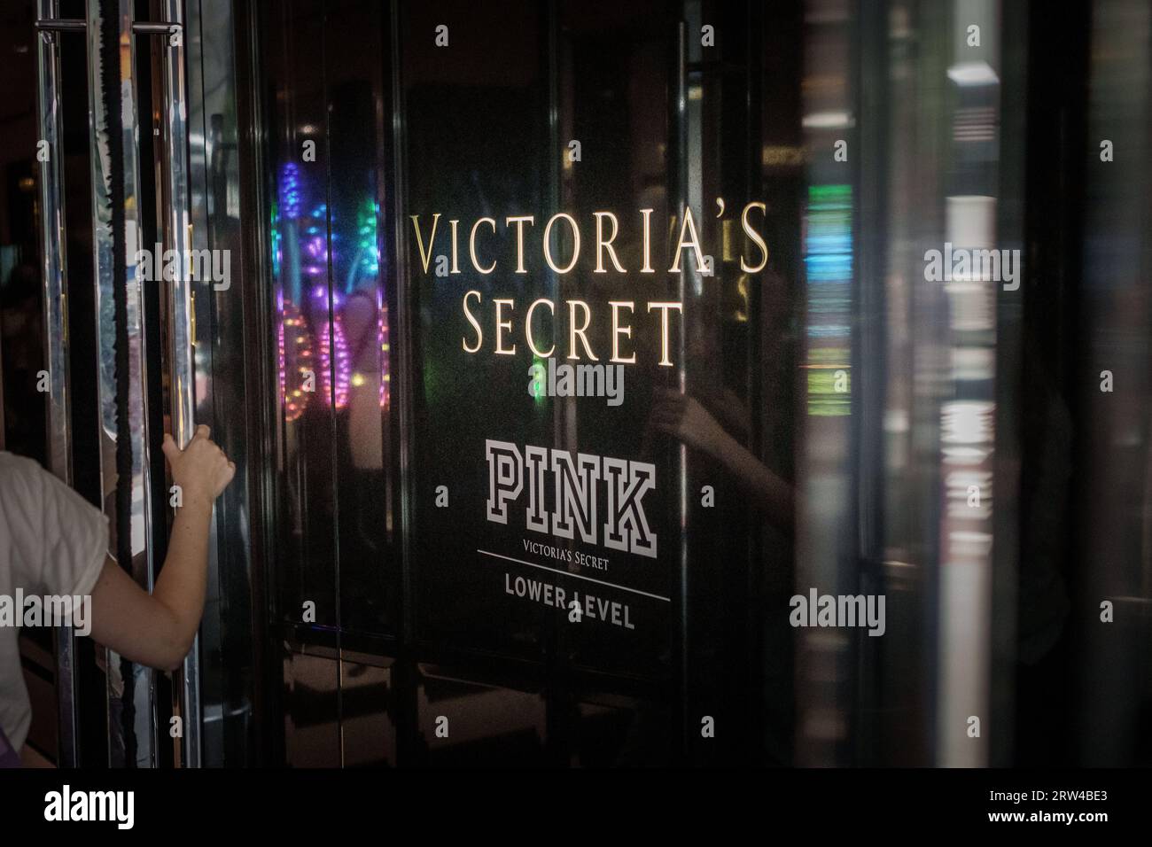 New York, USA. 16th Sep, 2023. The logo of Victorias Secret, taken in ...