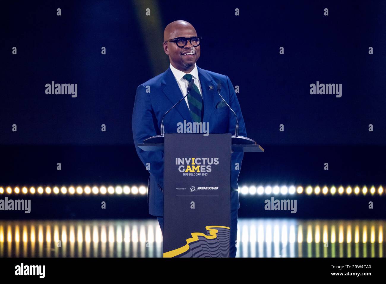 Dusseldorf, Germany. 16th Sep, 2023. Theodore Colbert III during the ...
