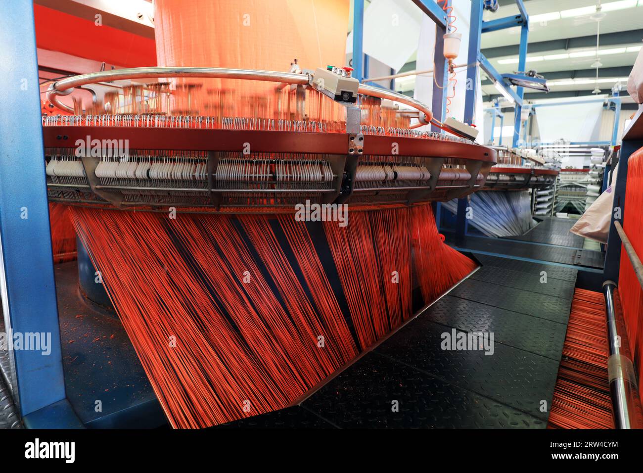 Mechanical equipment in a packaging products processing line, North ...