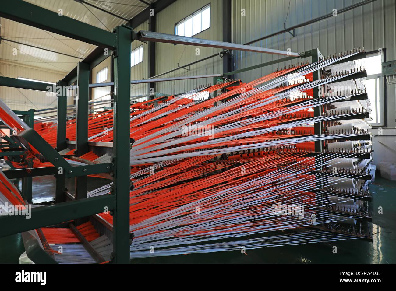 Mechanical equipment in a packaging products processing line, North ...