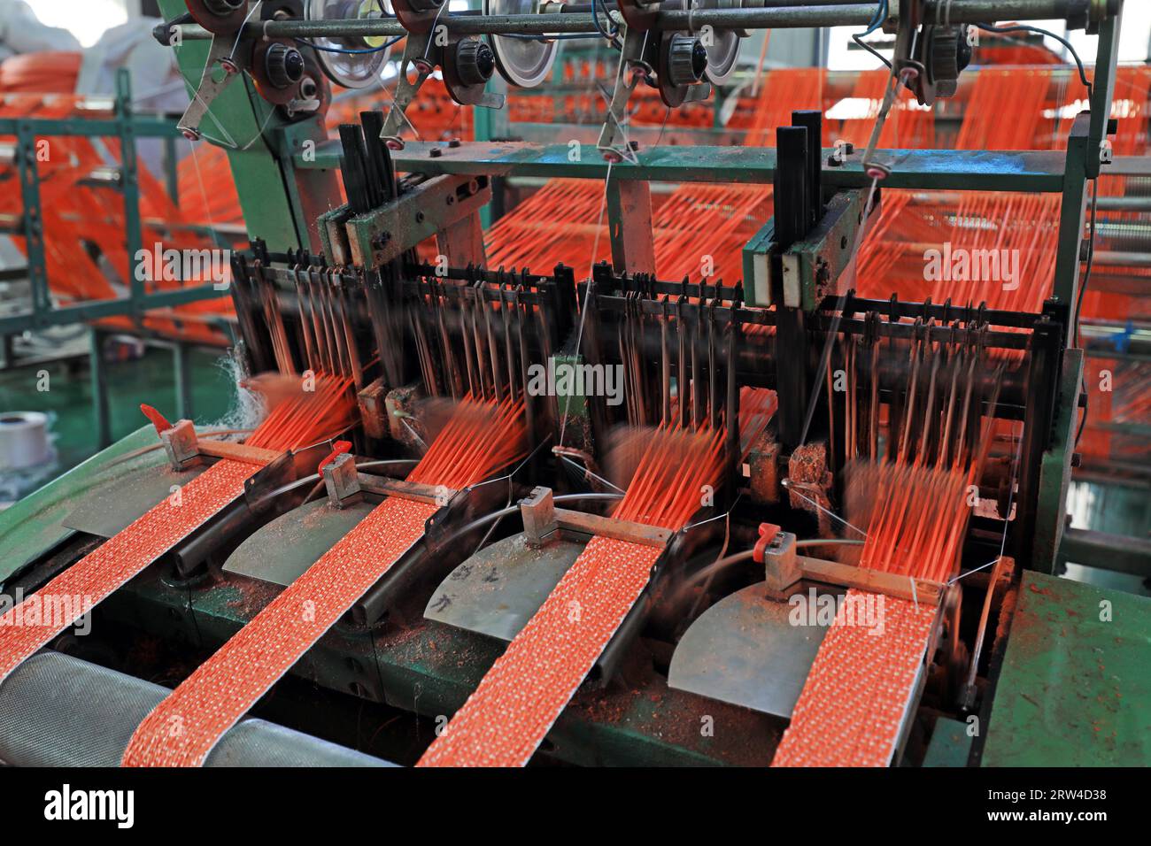 Mechanical equipment in a packaging products processing line, North ...