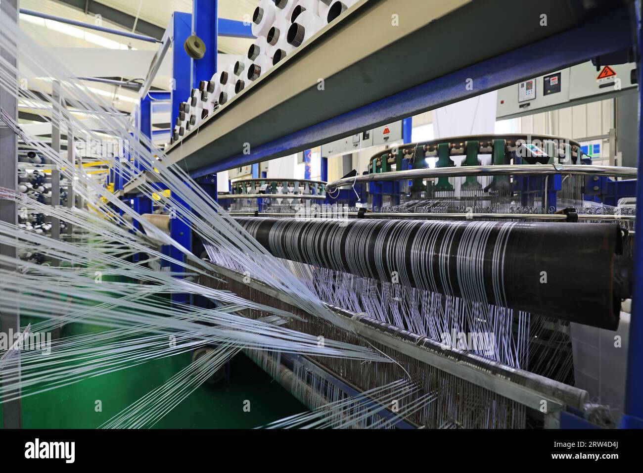 Mechanical equipment in a packaging products processing line, North ...