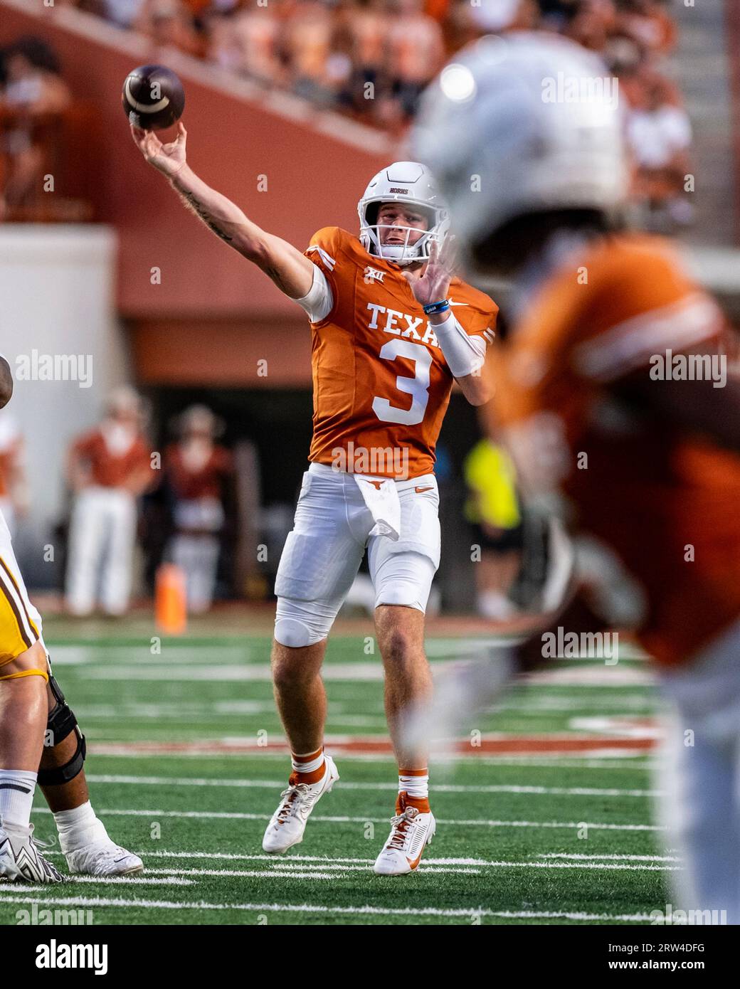 Sept 16, 2023. Quinn Ewers #3 of the Texas Longhorns in action vs the ...
