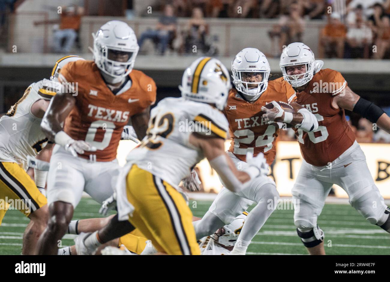 Texas running back Jonathon Brooks (24) carries during the first half ...