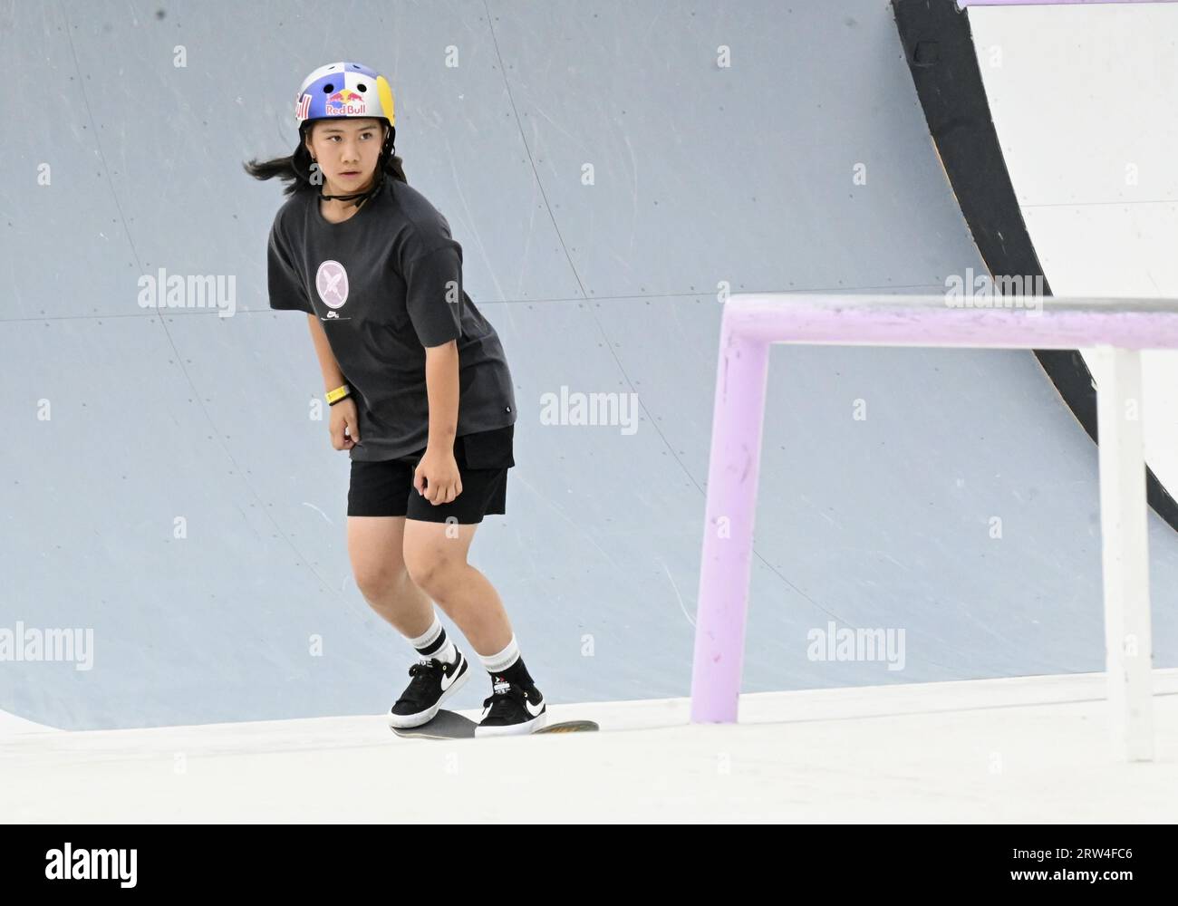 Yumeka Oda of Japan competes en route to finishing second in the women ...