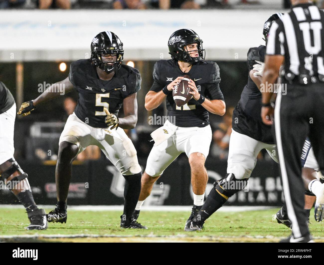September 16, 2023: UCF quarterback Dylan Rizk (12) enters the game in ...