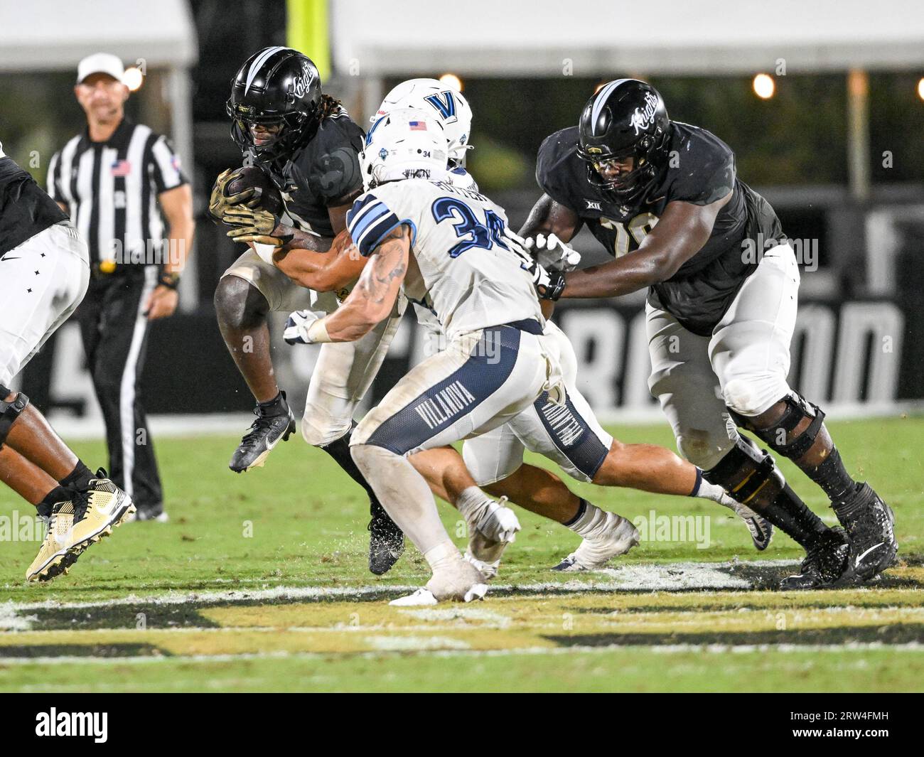 September 16, 2023: UCF running back Jordan McDonald (5) runs with the ...