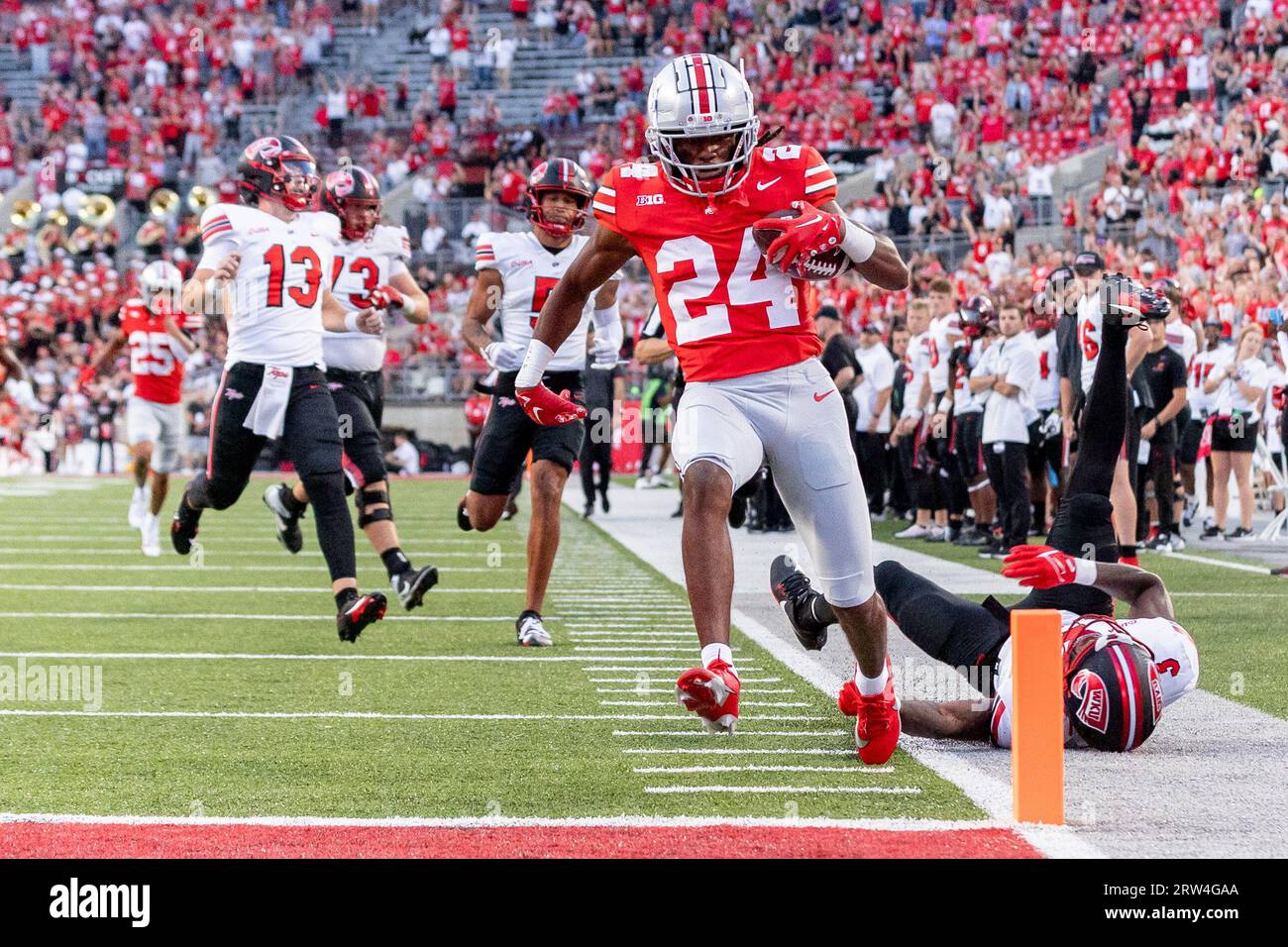 Columbus, Ohio, USA. 16th Sep, 2023. Ohio State Buckeyes cornerback ...