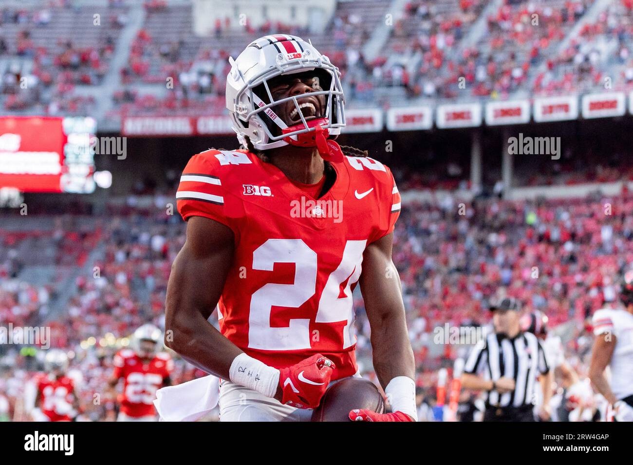 Columbus, Ohio, USA. 16th Sep, 2023. Ohio State Buckeyes cornerback ...