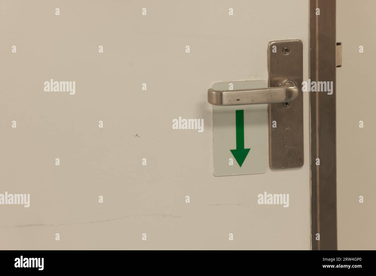Door crew only sign hi-res stock photography and images - Alamy