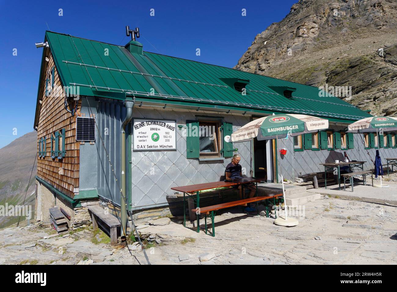 Heinrich-Schwaiger-Haus, mountain hut of the Munich Section of the ...