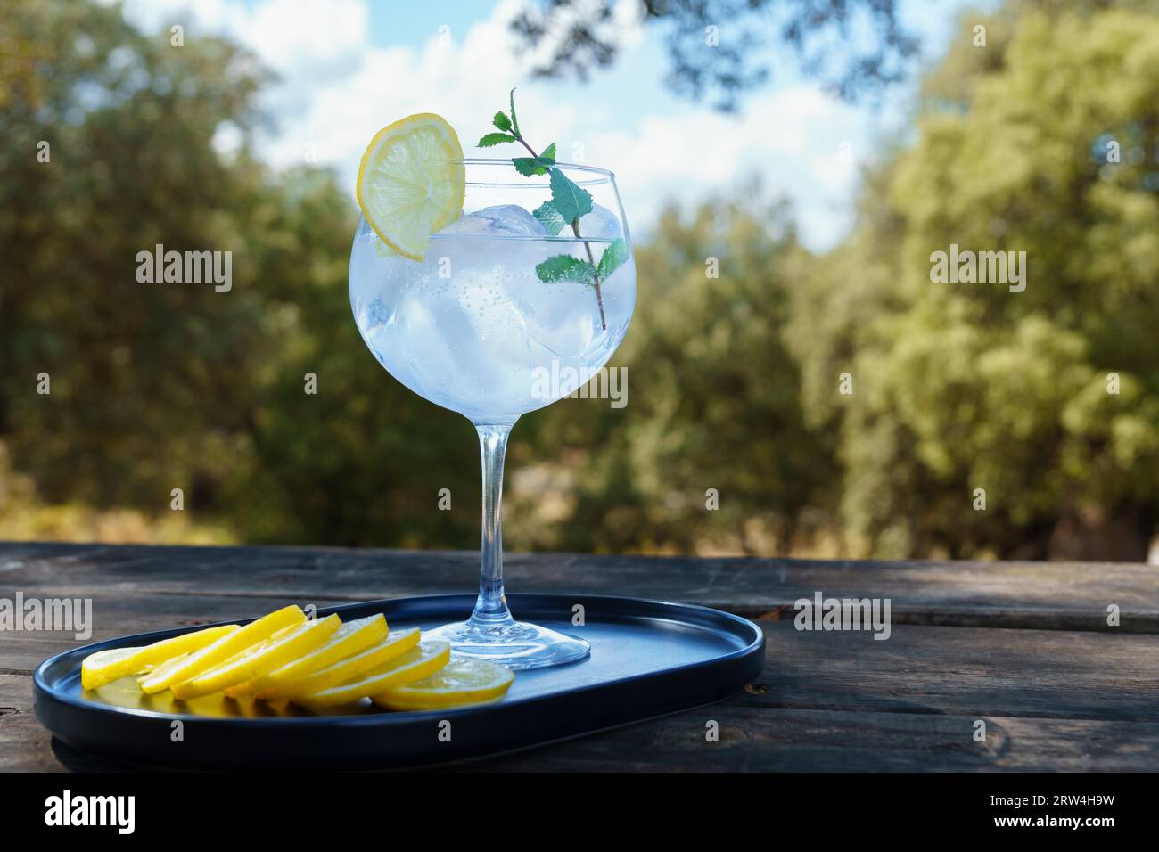 Glass of gin hi-res stock photography and images - Alamy
