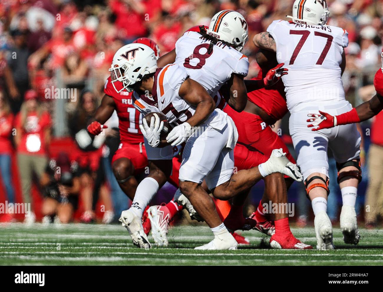 September 16, 2023: Virginia Tech Hokies running back Bhayshul Tuten ...