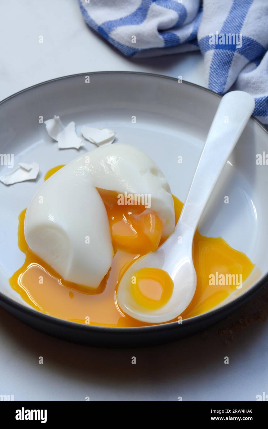 Boiled egg spoon hi-res stock photography and images - Alamy