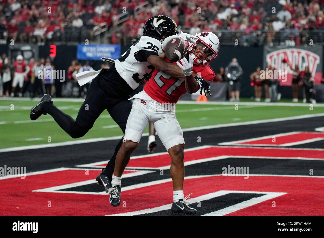 Vanderbilt cornerback Alan Wright (36) knocks away a pass intended for ...