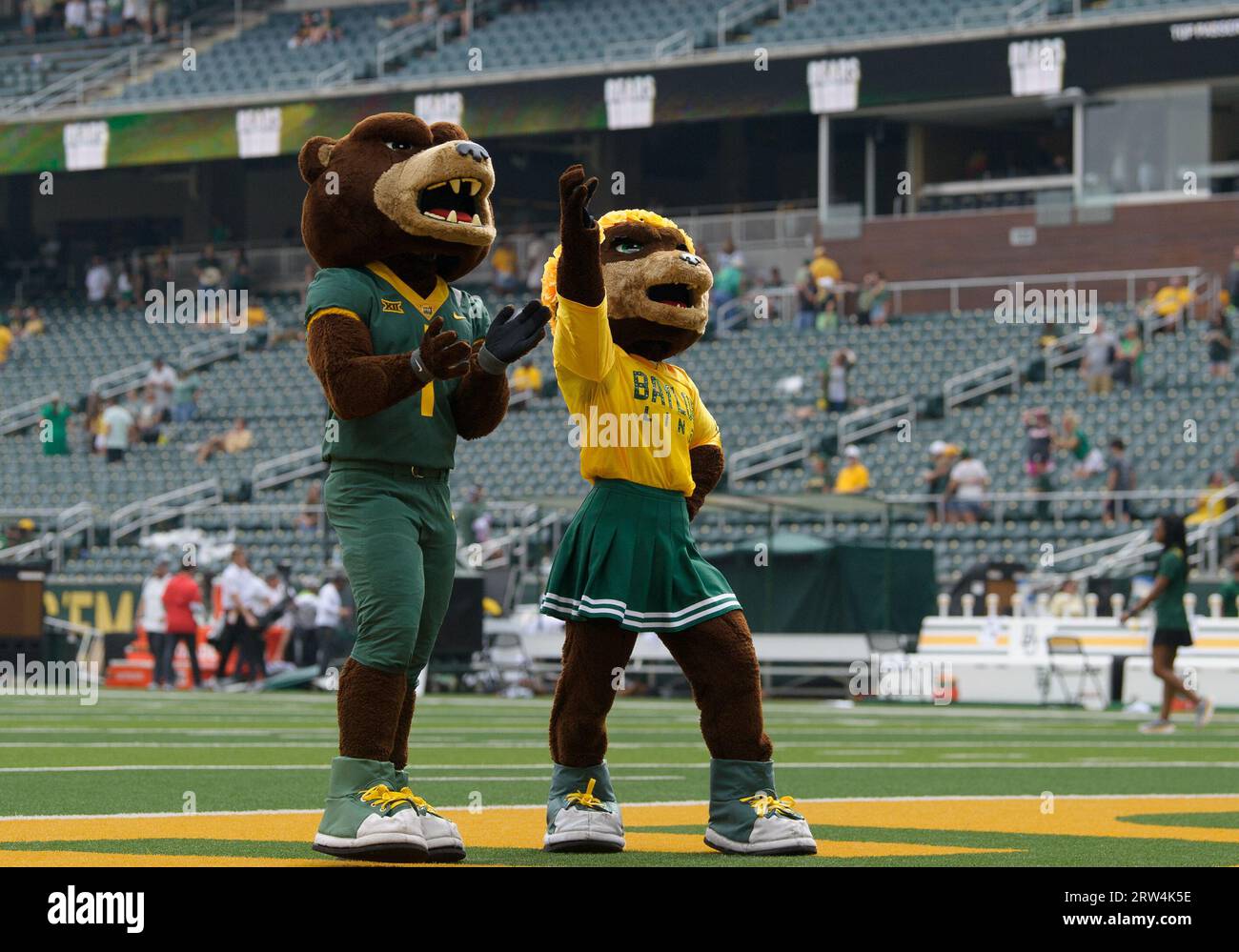 Waco, Texas, USA. 16th Sep, 2023. Baylor Bears mascots during the 2nd ...
