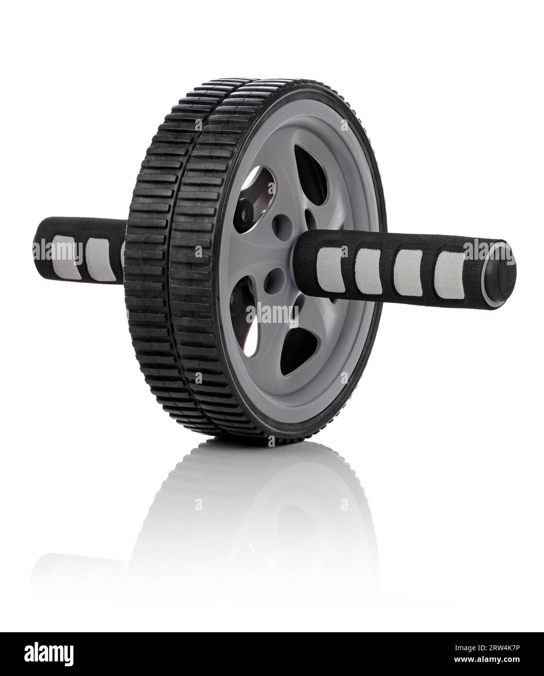 Ab roller wheel used for exercising abdominal muscles Stock Photo - Alamy