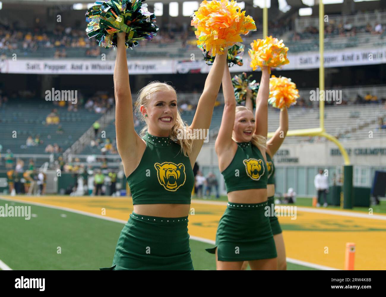 Waco, Texas, USA. 16th Sep, 2023. Baylor Bears cheerleaders during the ...