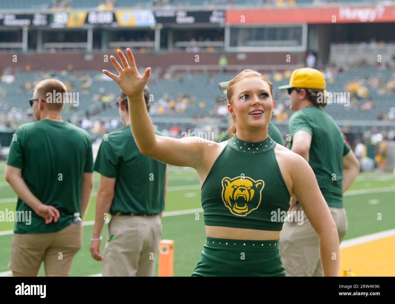 Waco, Texas, USA. 16th Sep, 2023. Baylor Bears cheerleaders during the ...