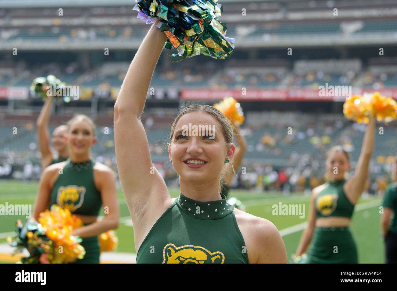 Waco, Texas, USA. 16th Sep, 2023. Baylor Bears cheerleaders during the ...