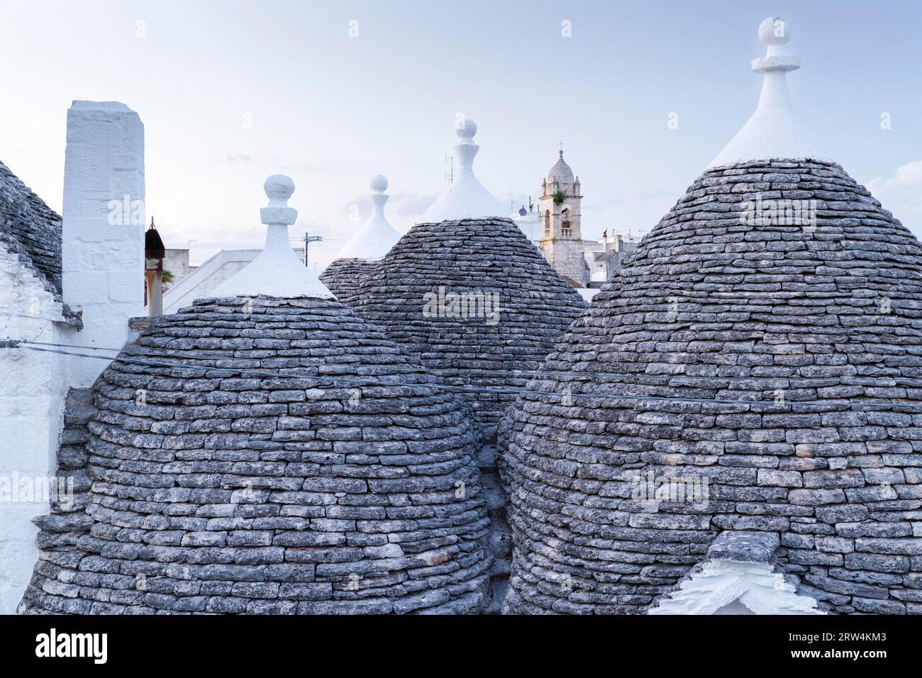 Conical roof, stone roof, trullo, trulli, traditional round houses ...