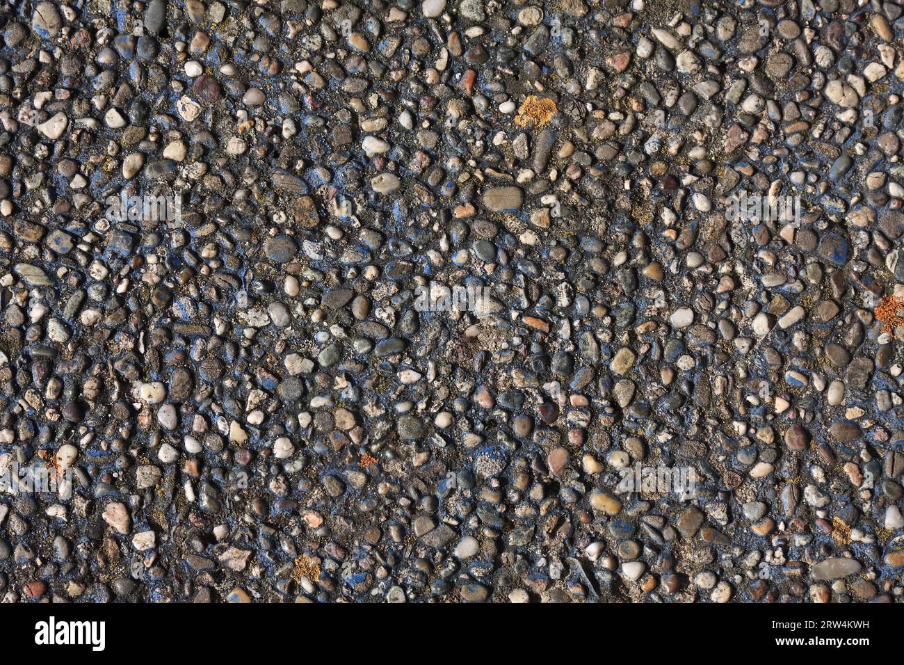 Pebbles with blue colour, background, format-filling Stock Photo - Alamy