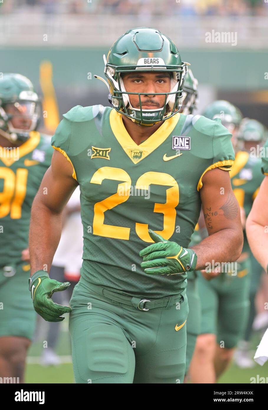 Waco, USA. 16th Sep, 2023. September 16 2023: Baylor Bears running back ...