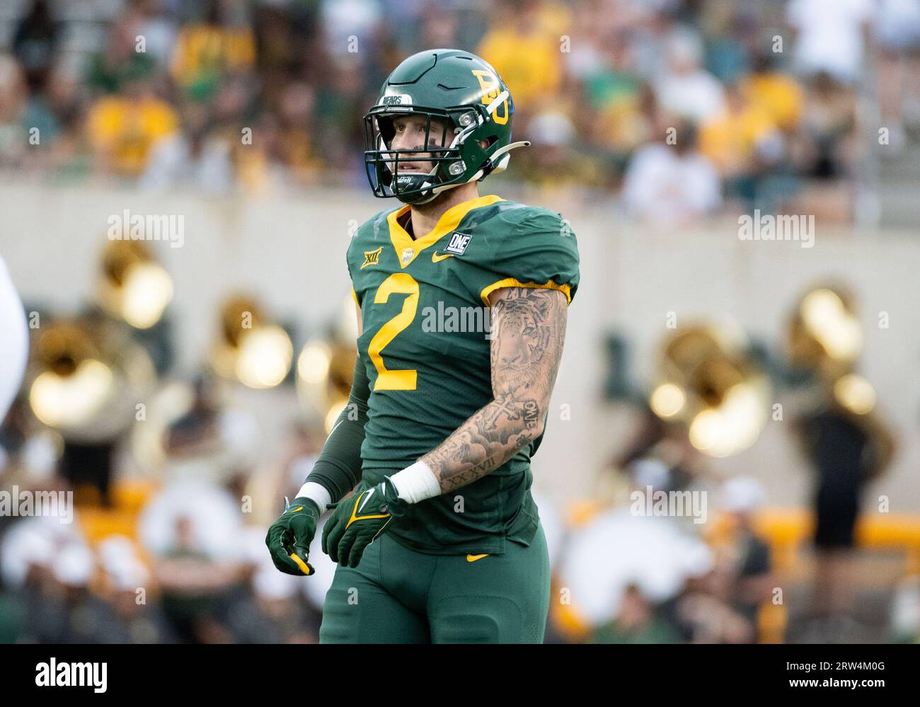 Waco, USA. 16th Sep, 2023. September 16 2023: Baylor Bears linebacker ...