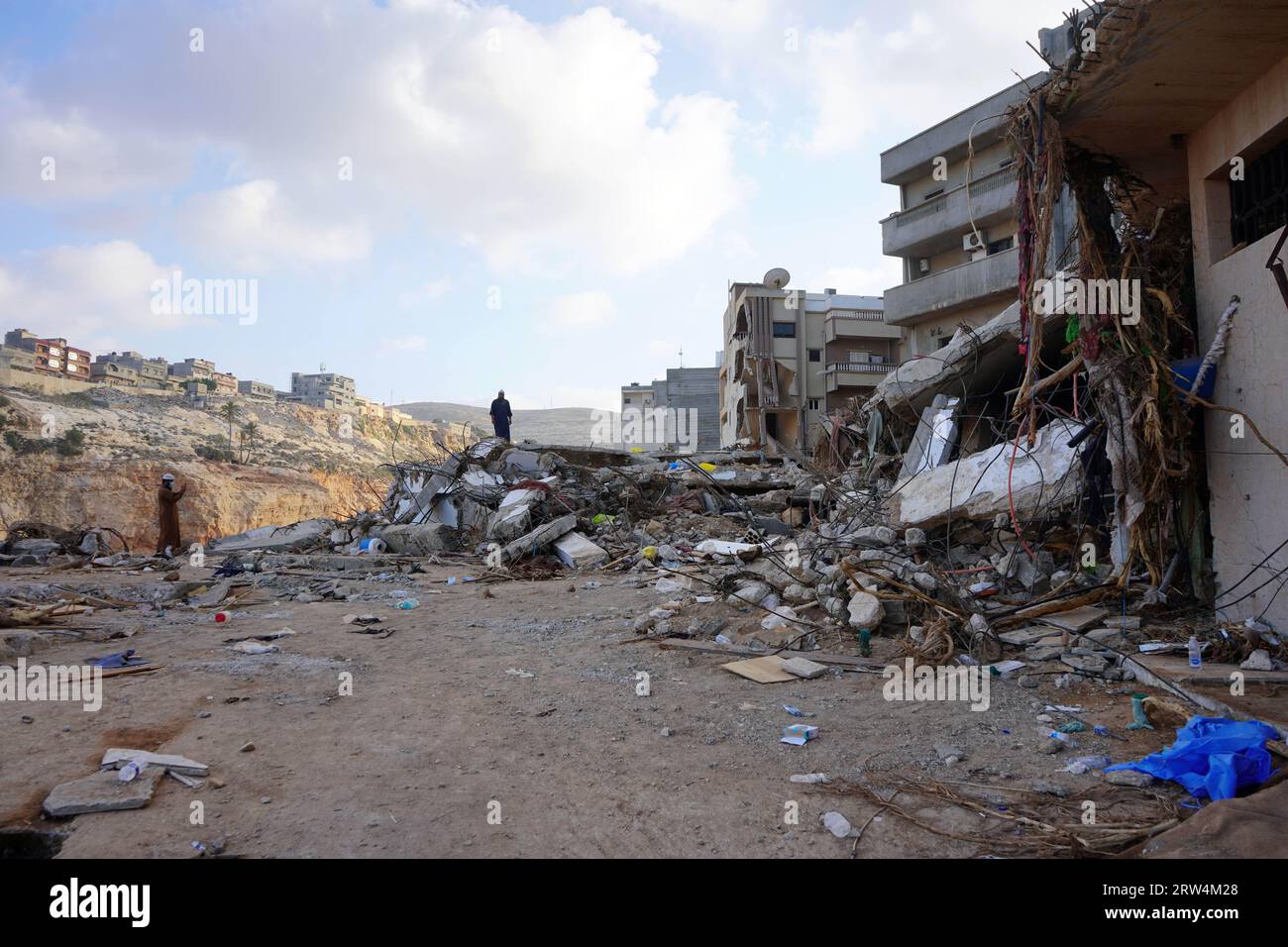 Derna, Libya. 16th Sep 2023. This photo taken on Sept. 16, 2023 shows a ...