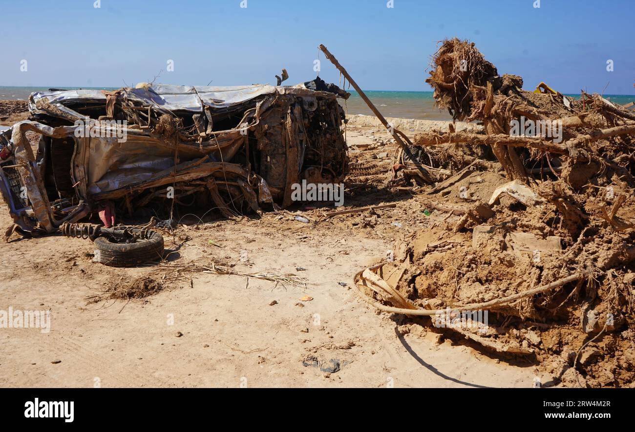 Derna, Libya. 16th Sep 2023. This photo taken on Sept. 16, 2023 shows a ...