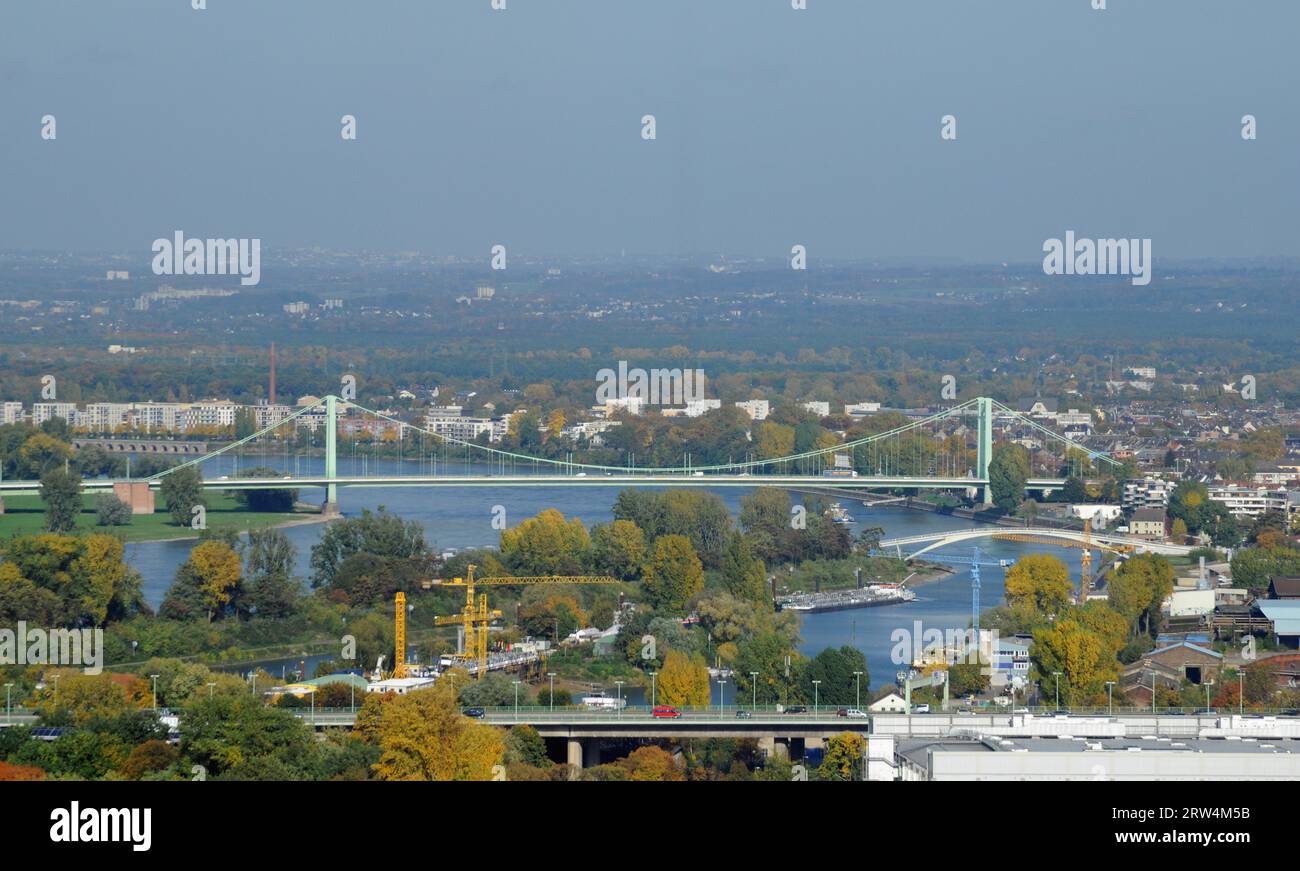 Muelheim Bridge over the Rhine near Cologne Stock Photo - Alamy