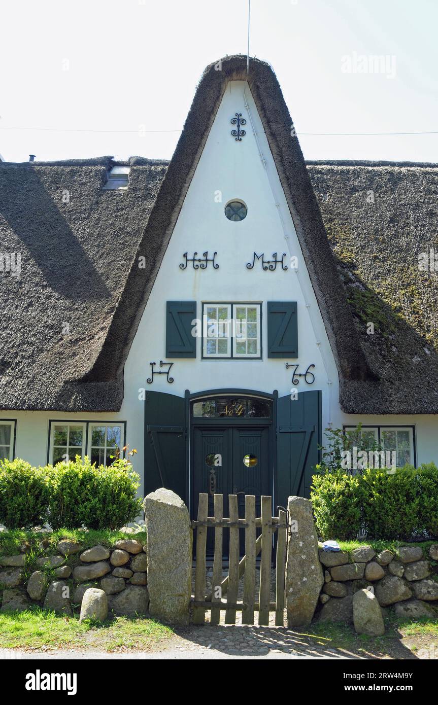 Frisian House on Sylt Stock Photo - Alamy
