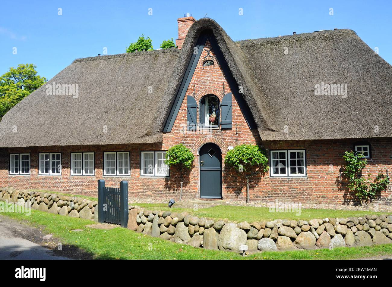 Frisian House on Sylt Stock Photo - Alamy