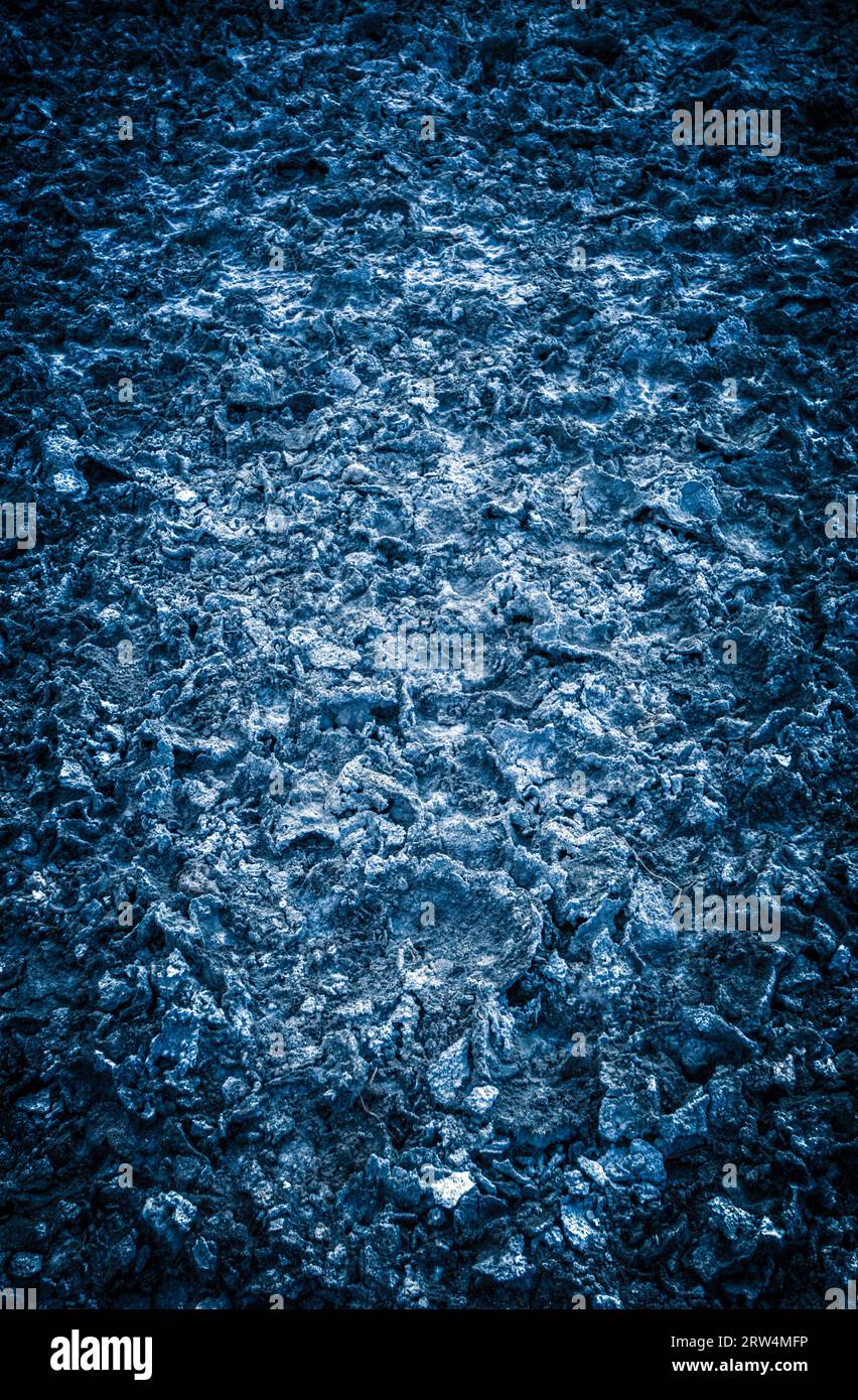 Death valley, desert salt texture on bad water basin in blue Stock ...