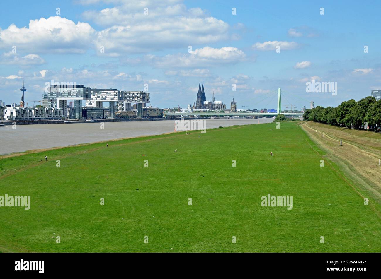 Cologne, metropolis on the Rhine Stock Photo - Alamy