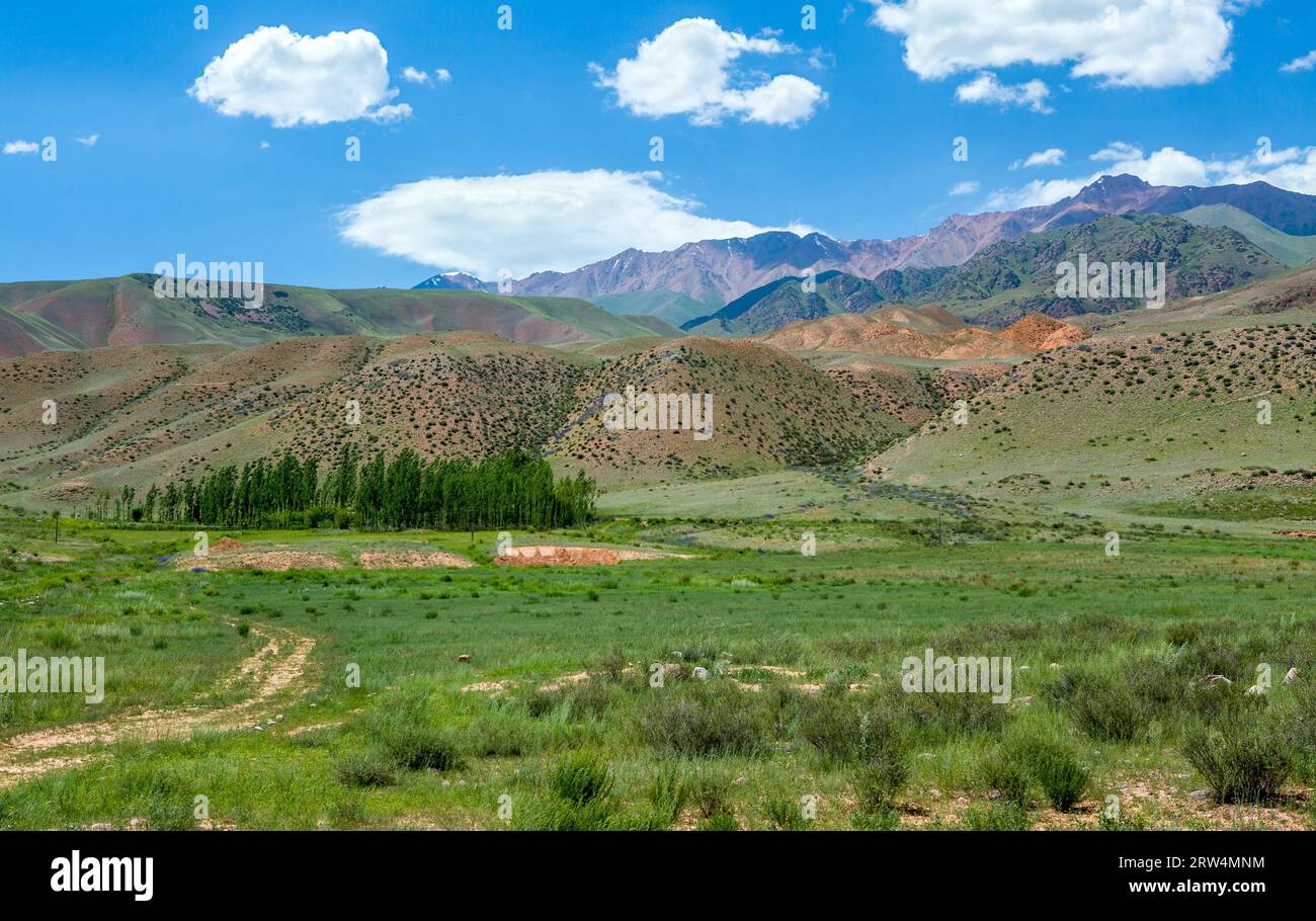 Multi colored mountains hi-res stock photography and images - Alamy
