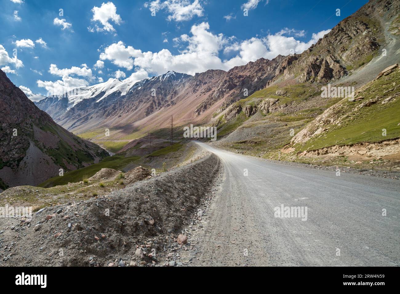Kyrgyzstan mountain train hi-res stock photography and images - Alamy